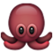 Octopus emoji 🐙 on apple