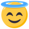 Smiling Face With Halo emoji | 😇 meaning