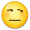 Unamused Face emoji | 😒 meaning